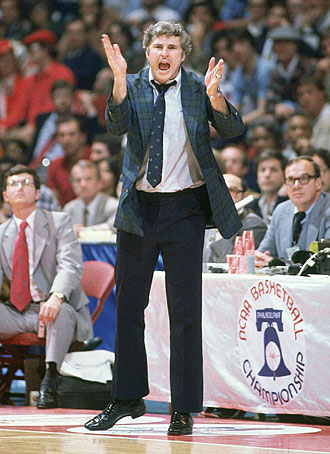 Bobby Knight, son deuxième titre NCAA en 1981 avec les Indiana Hoosiers ...