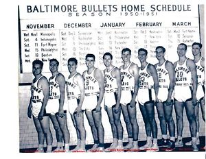 Les Baltimore Bullets : un titre et puis s’en vont… (1944 – 1954 ...